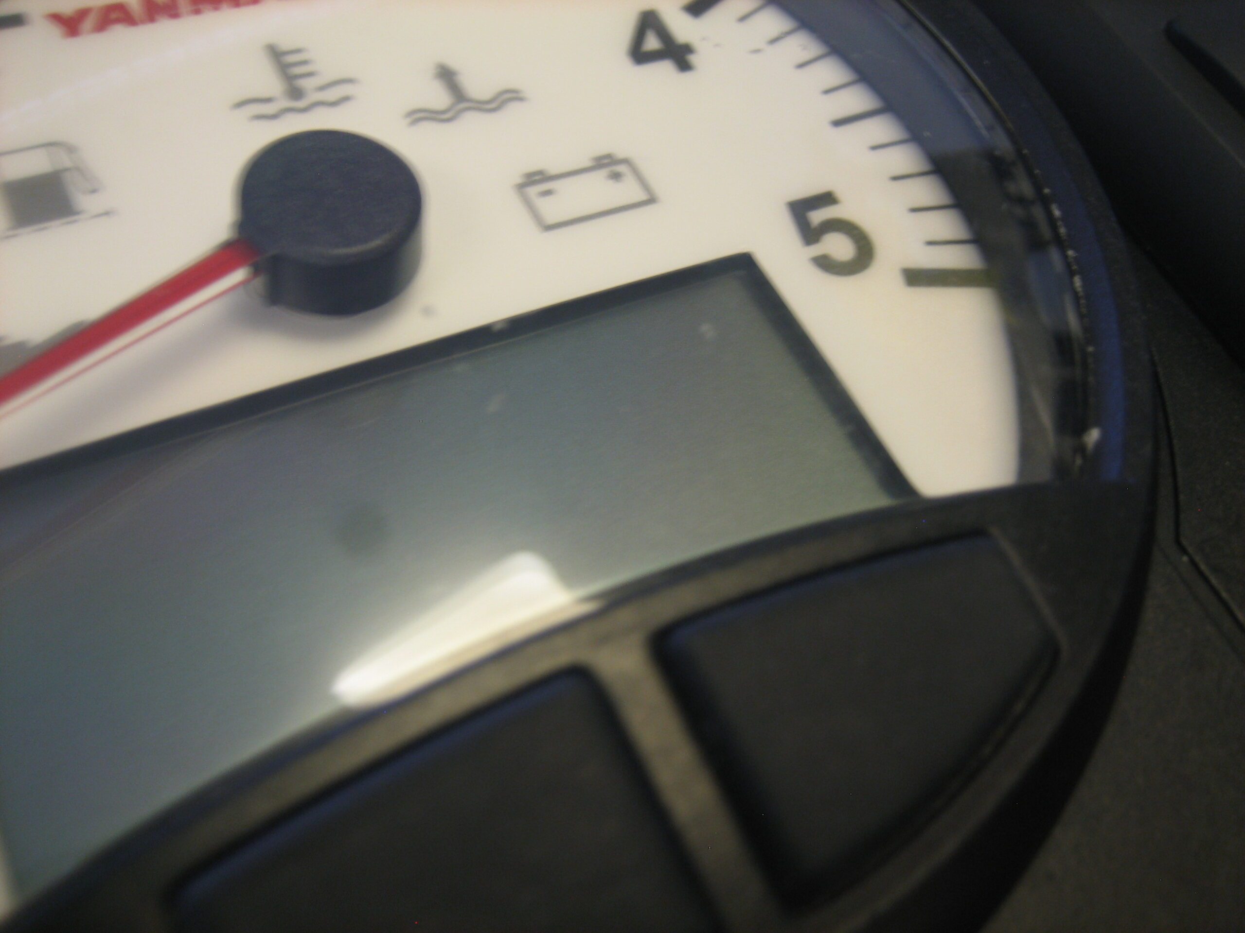 Yanmar B25 164100-30110 Metric Medallion Control Panel w/Tachometer ...