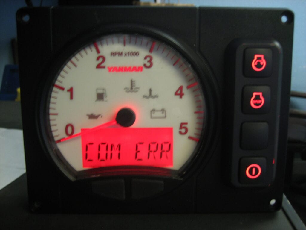 Yanmar B25 164100-30110 Metric Medallion Control Panel w/Tachometer ...