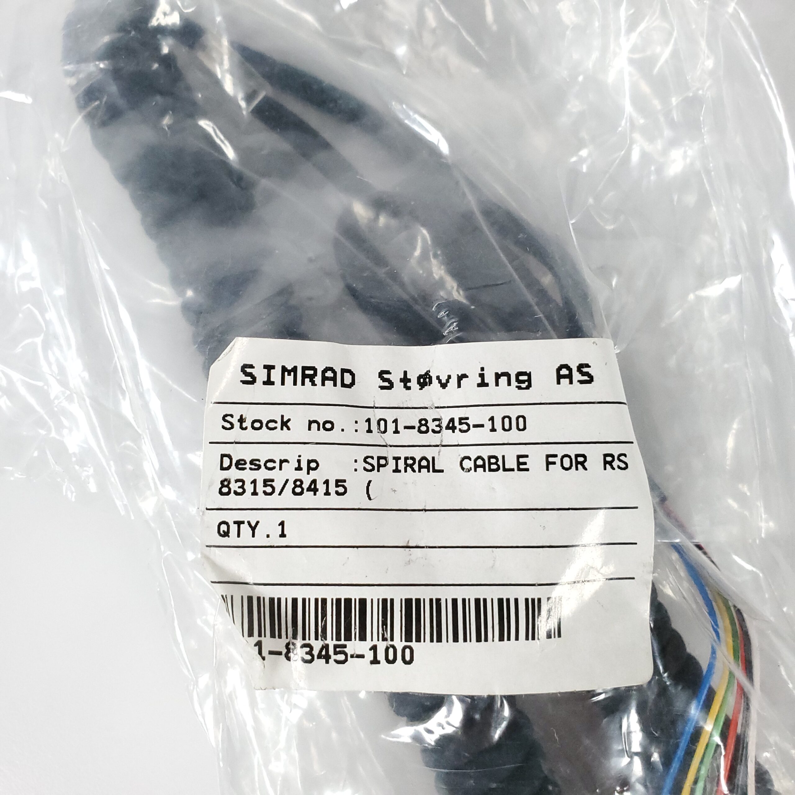 Simrad Shipmate RS8315 RS8415 Marine VHF Spiral Handset Cable *NEW ...