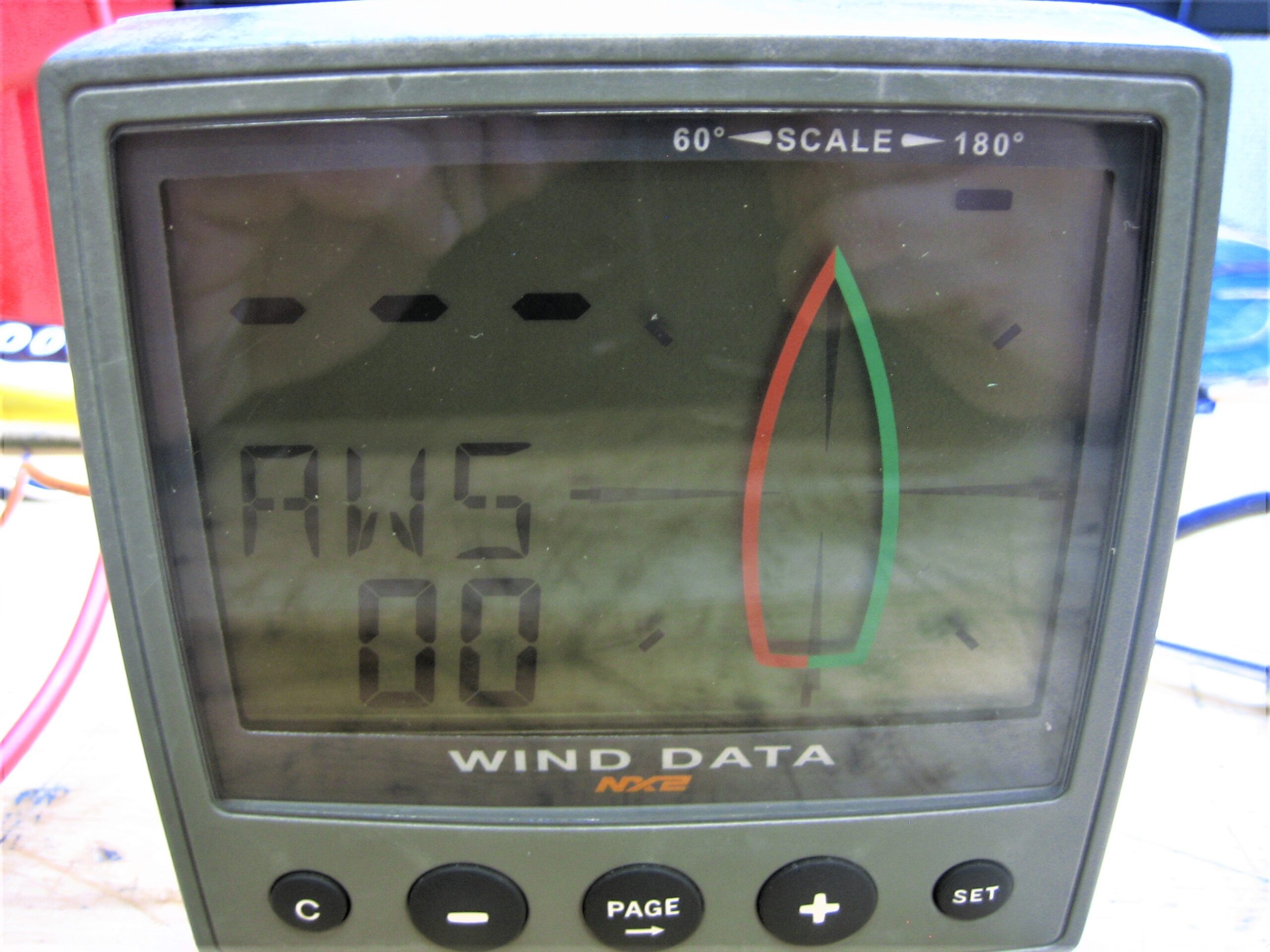 Nexus NX2 Wind Display W/Suncover ~ Rebuilt LCD Working - Max Marine ...