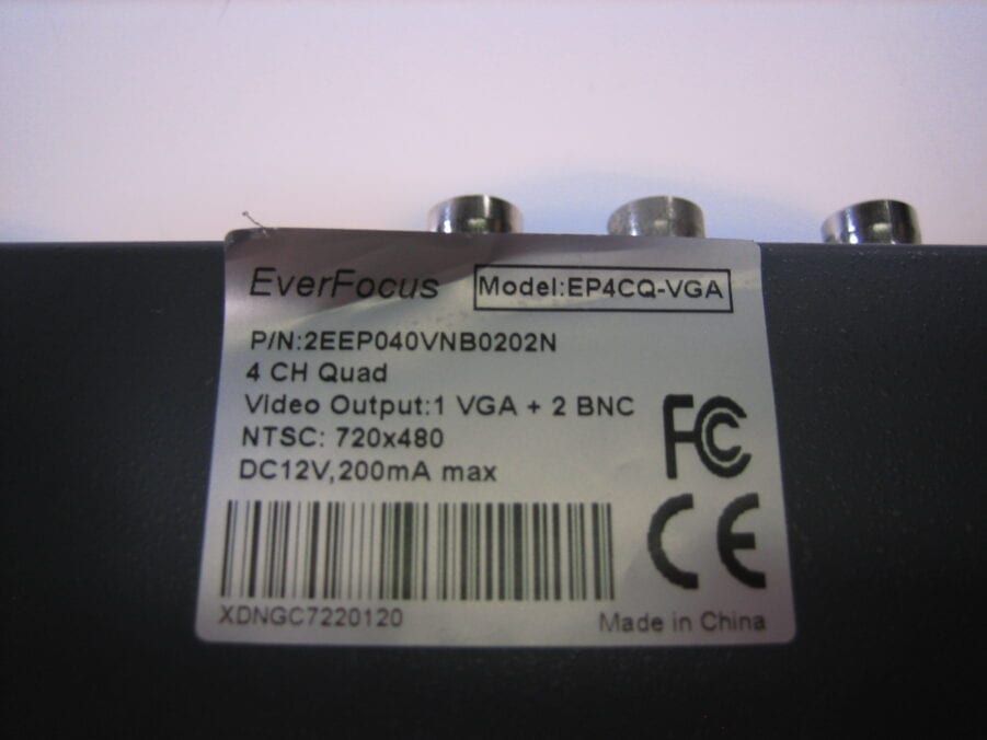 EVERFOCUS EP4CQ Video Color Quad Processor - Max Marine Electronics