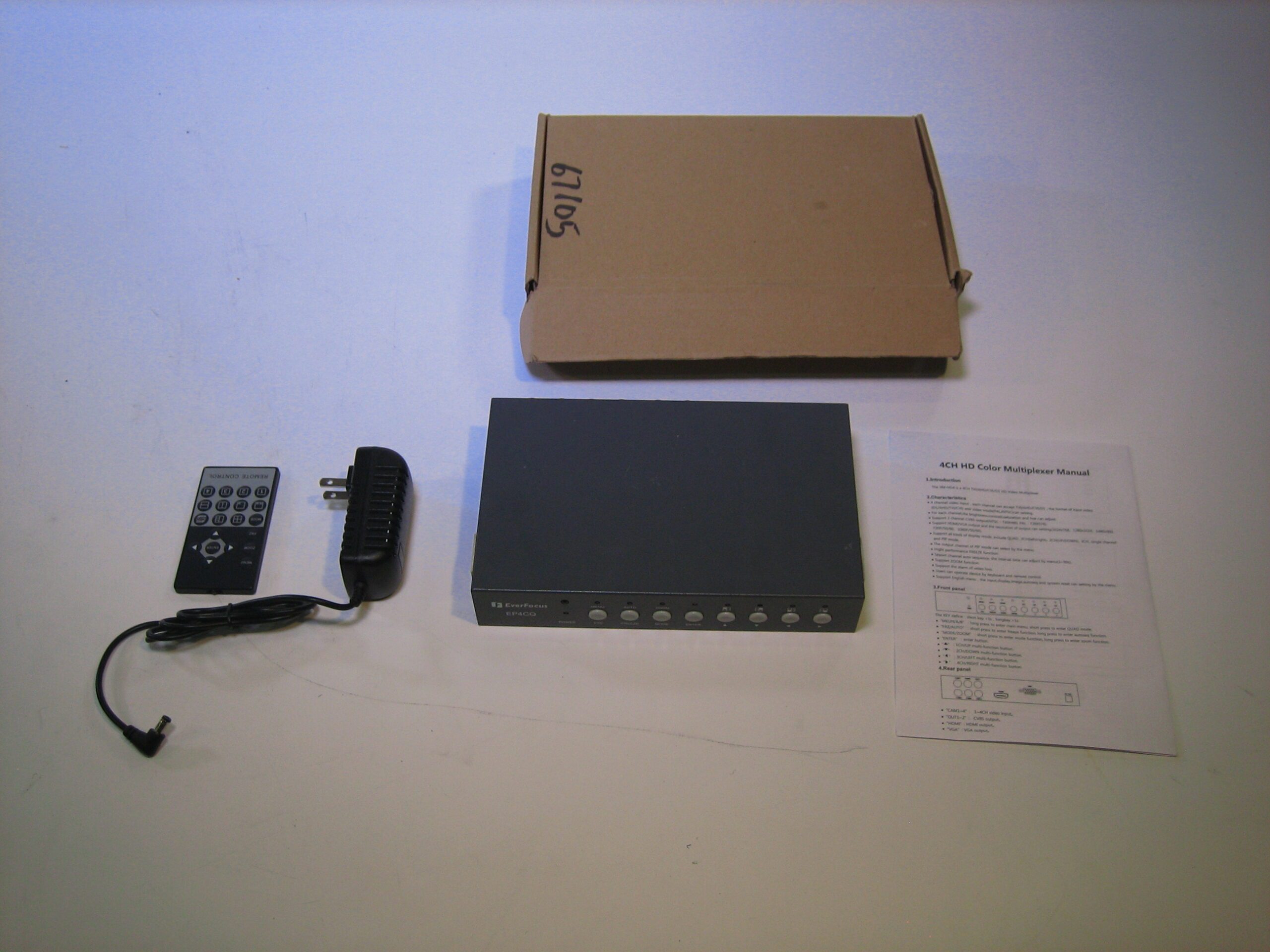 EVERFOCUS EP4CQ Video Color Quad Processor - Max Marine Electronics