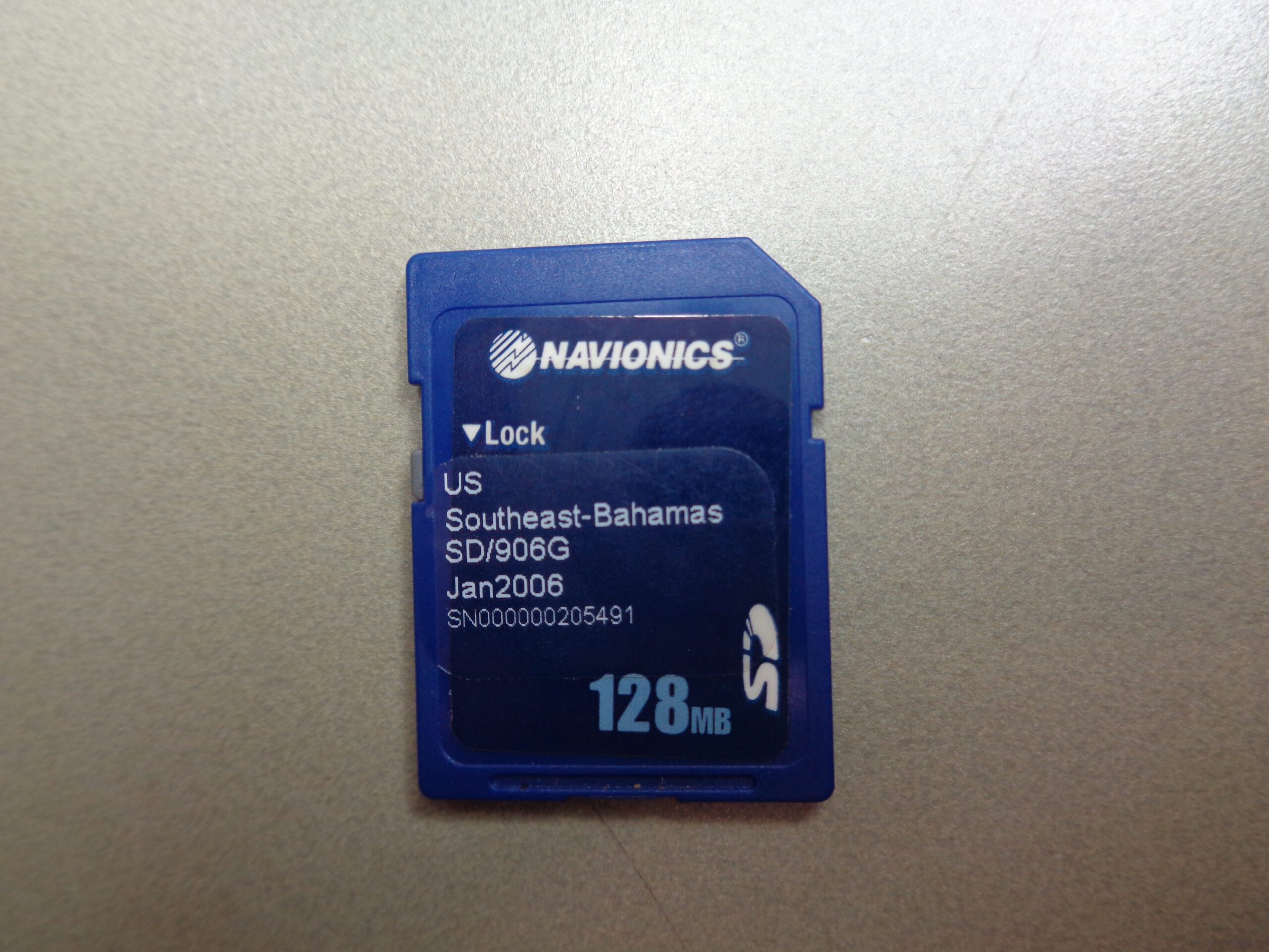Navionics Gold SD Chart Card US Southeast - Bahamas SD/906G Jan 2006 ...