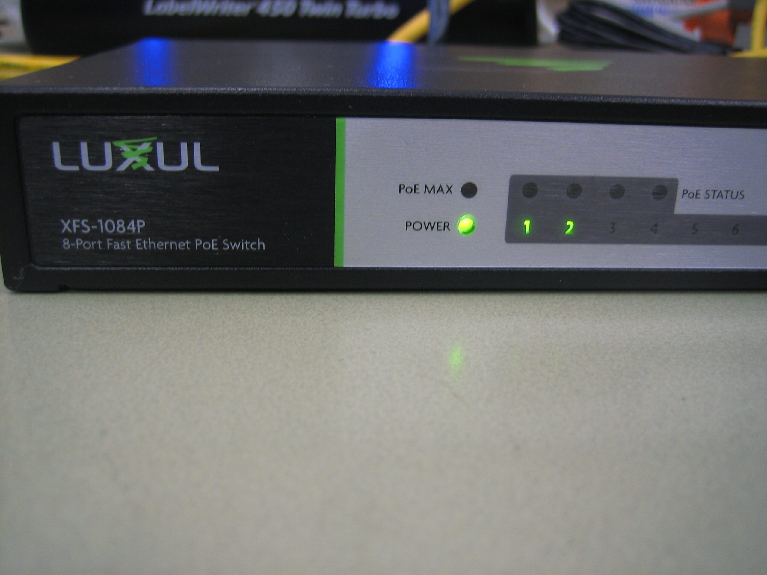 Luxul XFS-1084P 8 Port PoE Switch - Tested/Working - Max Marine Electronics