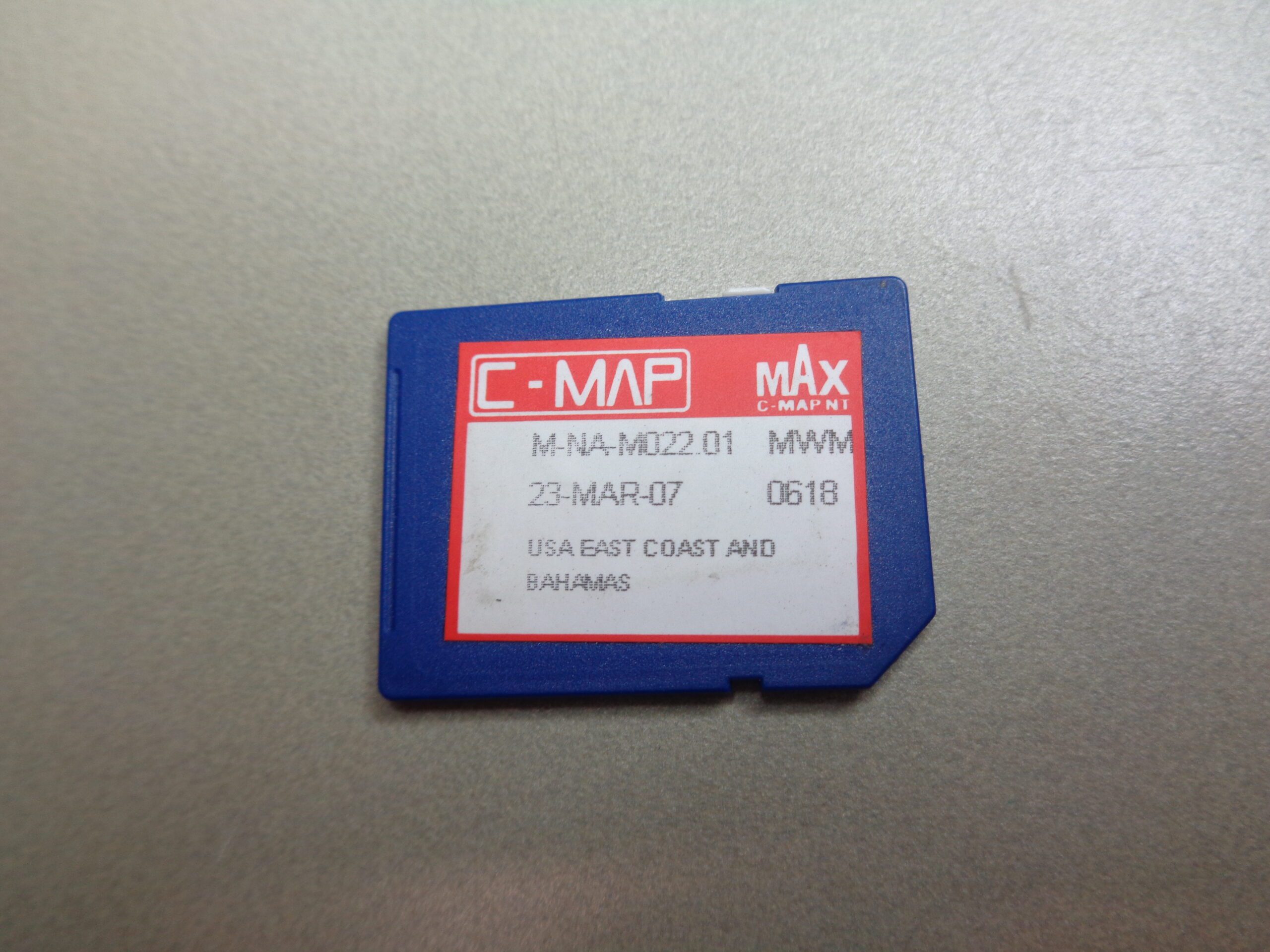 C-MAP NT MAX USA East Coast & Bahamas SD Format Chart Card 23-Mar-07 ...