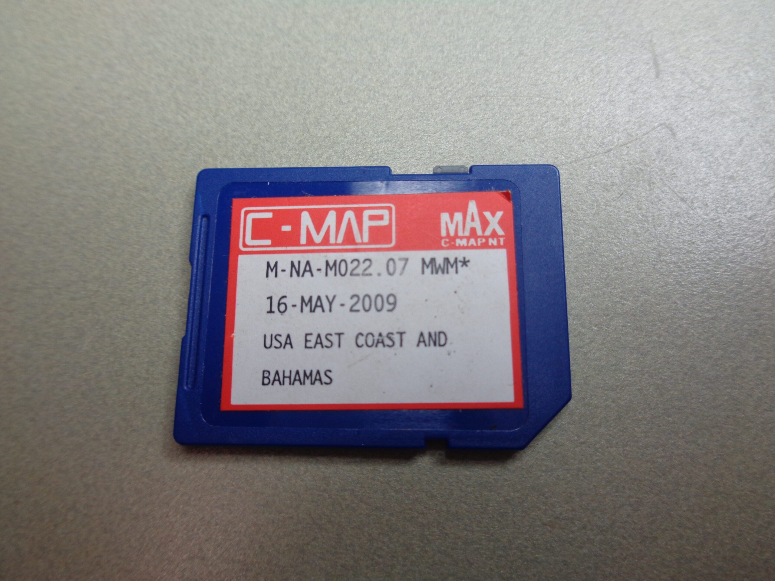 C-MAP NT MAX USA East Coast & Bahamas SD Format Chart Card 16-May-2009 ...