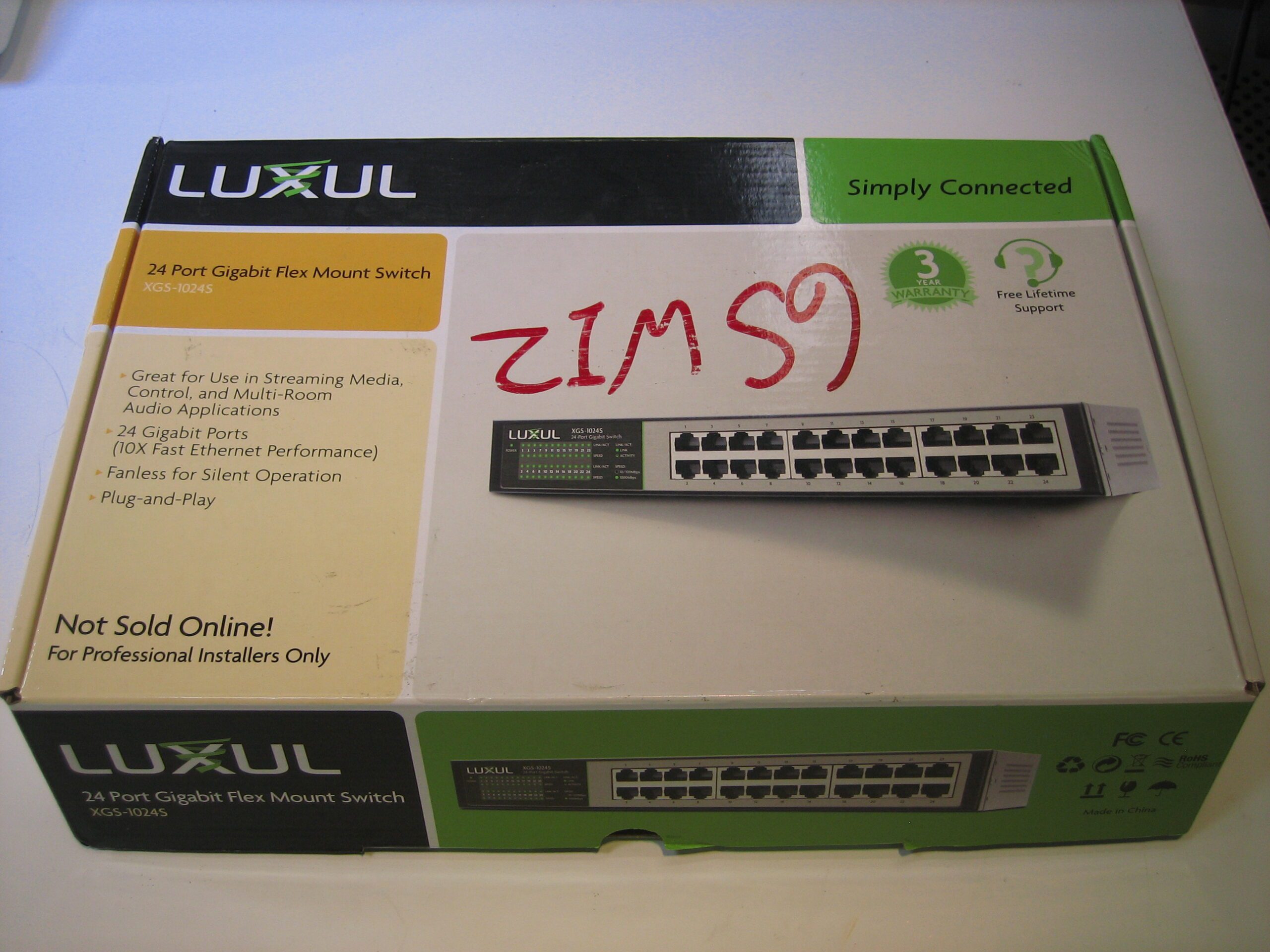 Luxul XGS-1024S 24 Port Gigabit Flex Mount Switch - Tested/Working ...