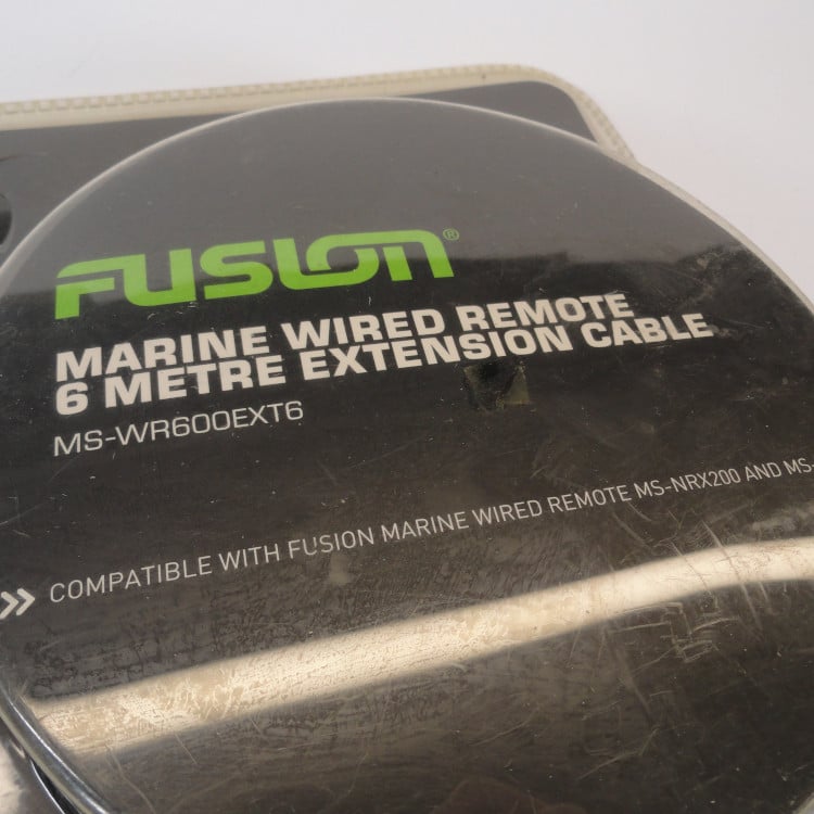 Fusion MS-WR600EXT6 - 6m Marine Wired Remote Extension Cable for NRX200 ...