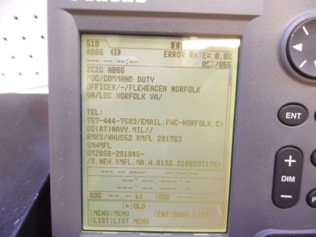 Furuno NX-700B Weatherfax/Navtex Receiver - NX-7001 - Tested - Read ...