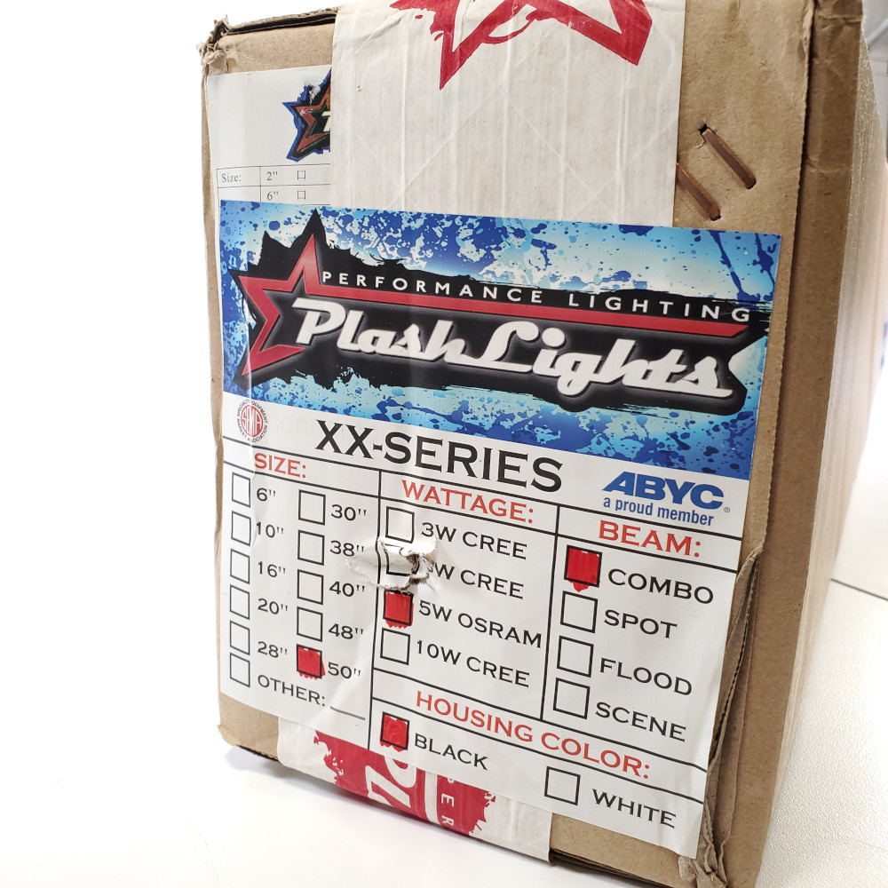 PlashLights 50" XX-Series LED Light Bar - Marine Black (5W) - NEW OLD ...