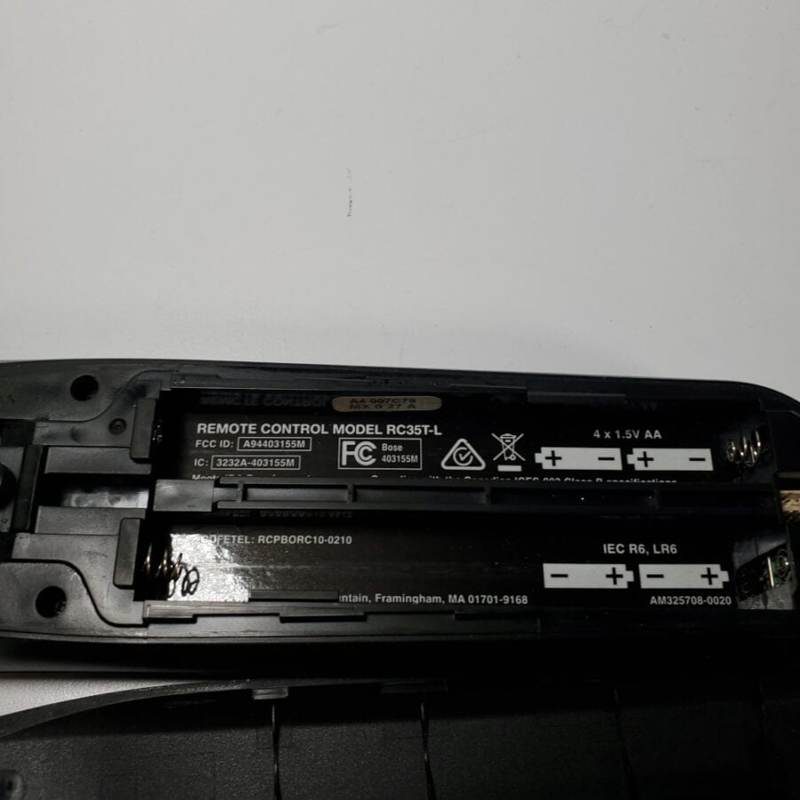 Bose AV35 RC35T-L - Lifestyle Home Theater System Remote Control - AS ...