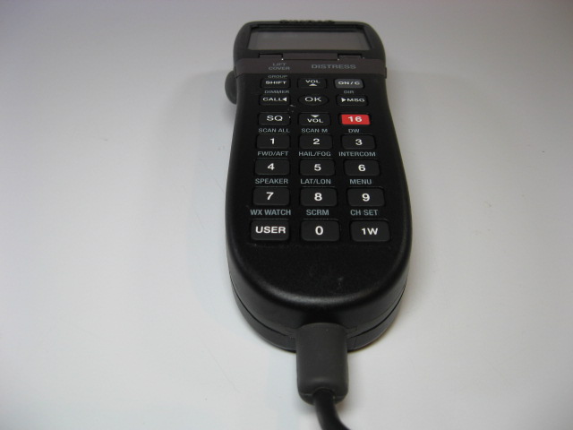 SIMRAD RS87 AHS87 Marine VHF Radio Handset Re-Built Cable Tested ...