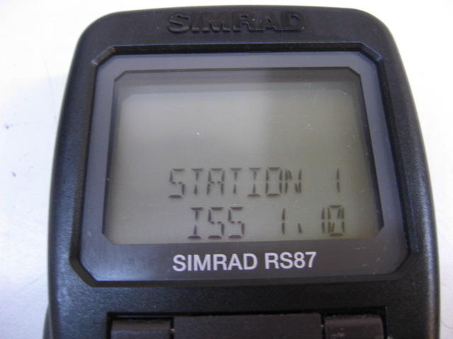 SIMRAD RS87 AHS87 Marine VHF Radio Handset Re-Built Cable Tested ...