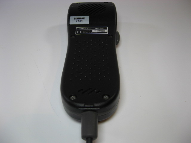 SIMRAD RS87 AHS87 Marine VHF Radio Handset Re-Built Cable Tested ...
