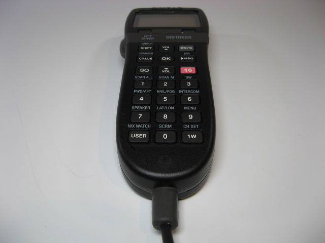 SIMRAD RS87 AHS87 Marine VHF Radio Handset Re-Built Cable Tested ...