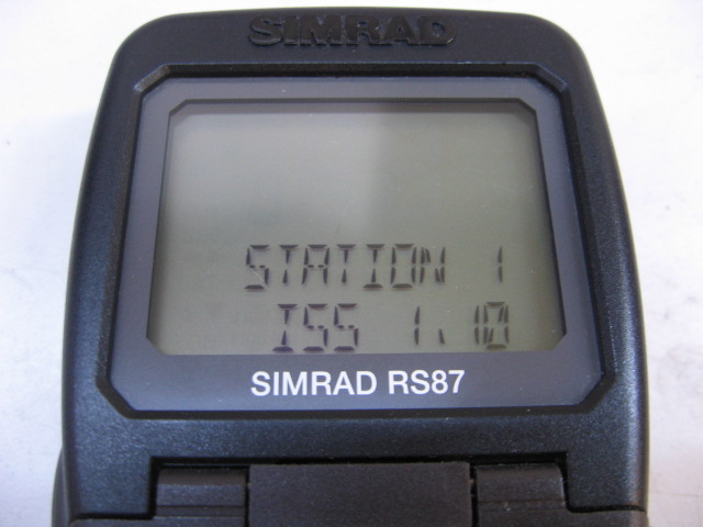 SIMRAD RS87 AHS87 Marine VHF Radio Handset Re-Built Cable Tested ...