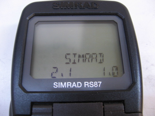 SIMRAD RS87 AHS87 Marine VHF Radio Handset Re-Built Cable Tested ...