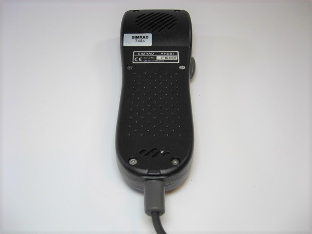 SIMRAD RS87 AHS87 Marine VHF Radio Handset Re-Built Cable Tested ...