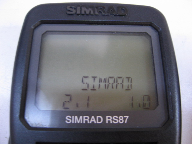 SIMRAD RS87 AHS87 Marine VHF Radio Handset Re-Built Cable Tested ...