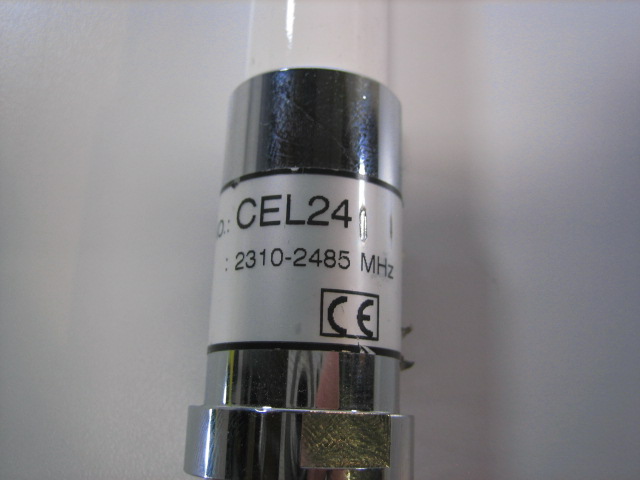 AC Marine CEL24 WiFi Omnidirect Antenna 2310-2485 MHz Tx/Rx 80W 6dB N-Conn N240F - Max Marine ...