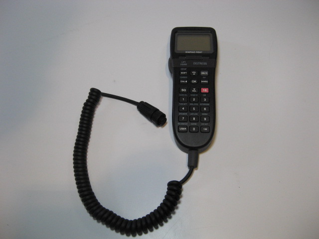 SIMRAD RS87 AHS87 Marine VHF Radio Handset Re-Built Cable Tested ...