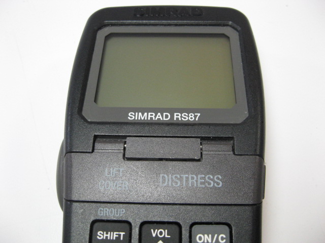 SIMRAD RS87 AHS87 Marine VHF Radio Handset Re-Built Cable Tested ...