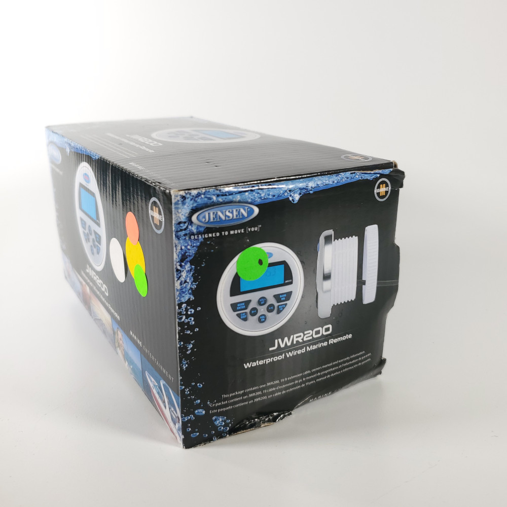 Jensen Marine JWR200 - Waterproof Wired Boat Radio Remote - NEW OLD ...