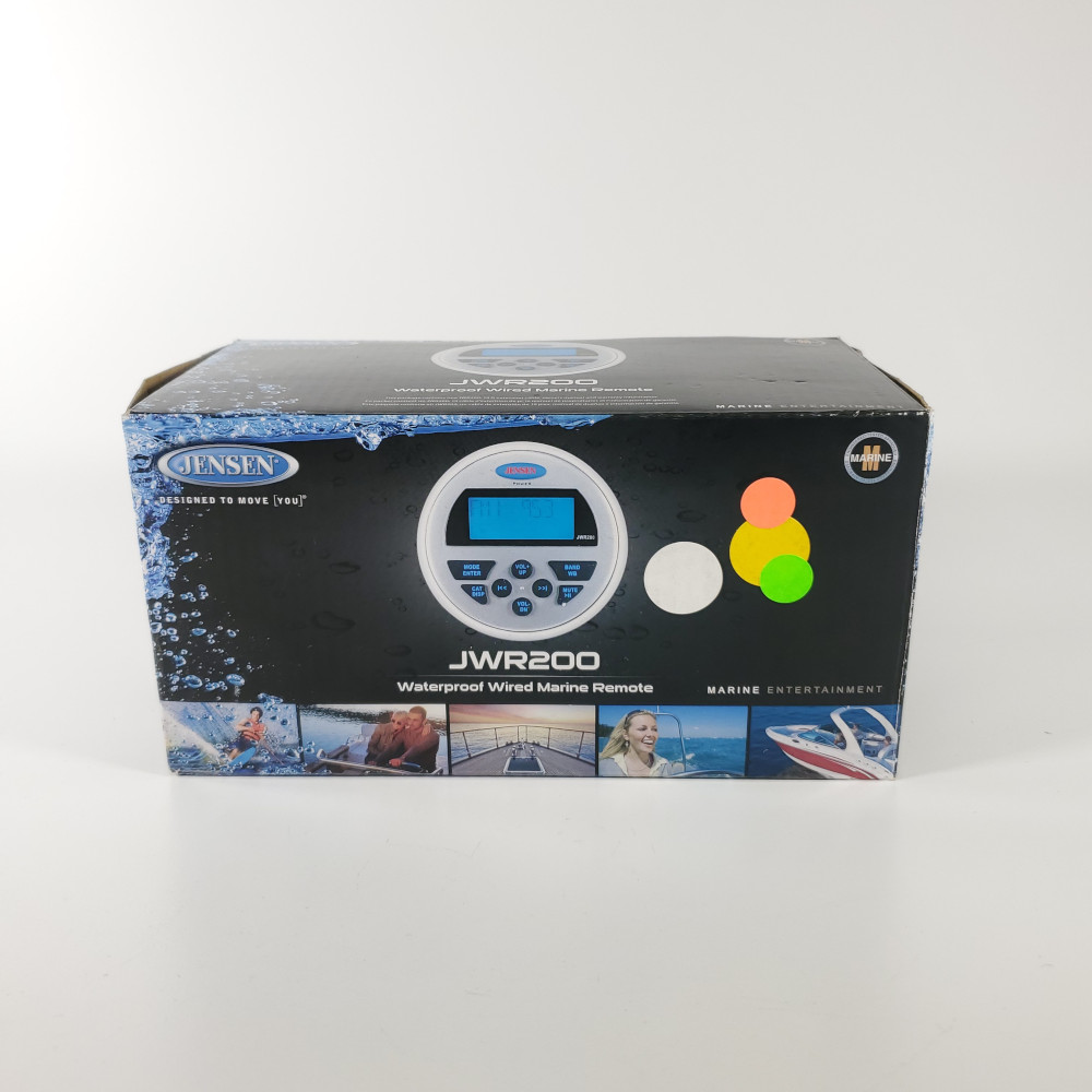 Jensen Marine JWR200 - Waterproof Wired Boat Radio Remote - NEW OLD ...