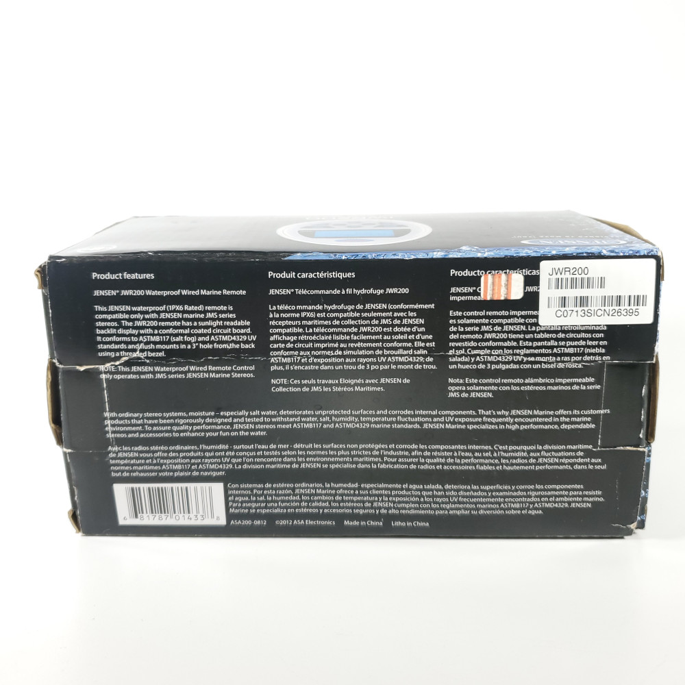 Jensen Marine JWR200 - Waterproof Wired Boat Radio Remote - NEW OLD ...