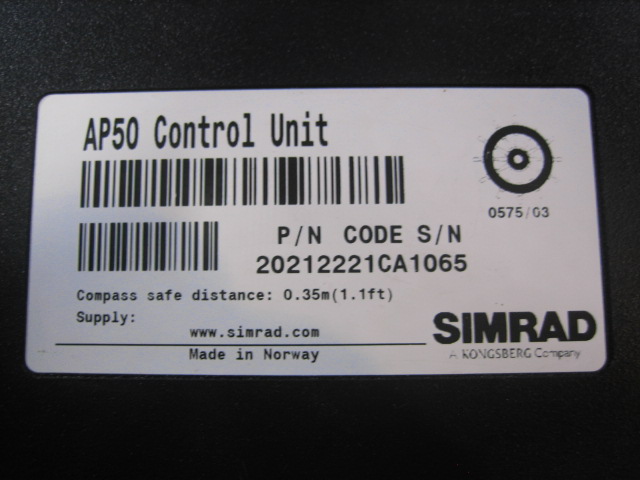 Simrad-AP50 Control Head F/J50 Autopilot System-TESTED-New LCD-90 DAY ...