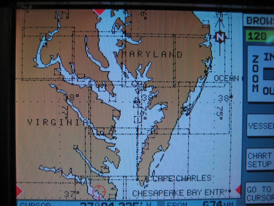 Navionics Classic NavChart Card Chesapeake Bay US634XL APR 2002 - Max ...