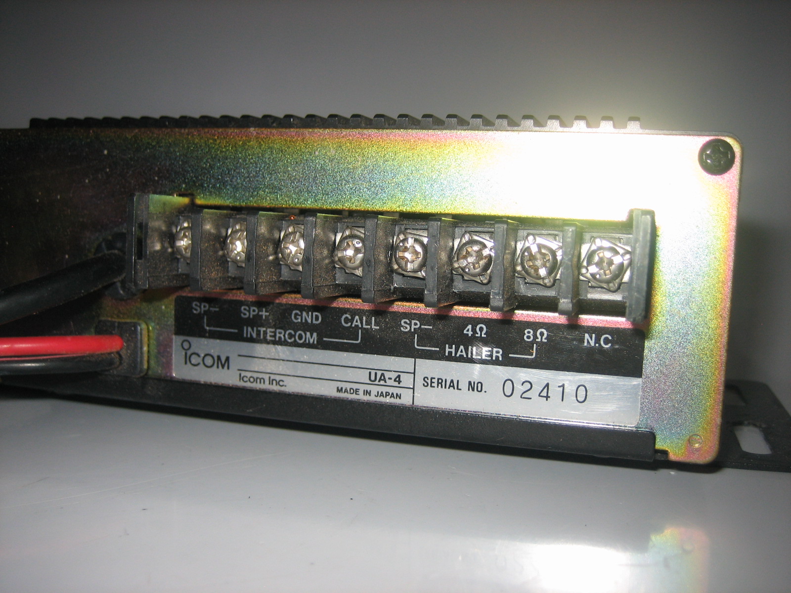 ICOM UA-4 VHF Radio Audio Amplifier Accessory for IC-M127 Hailer - Max ...