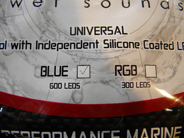 Wet Sounds 5Meter Blue Silicone Coated LED Lights - New in Package ...