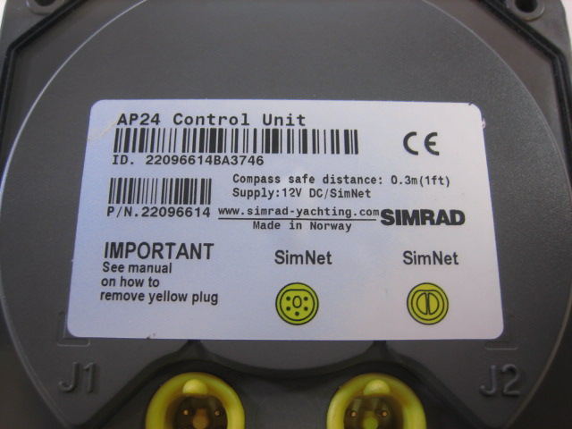 Simrad AP24 Autopilot Control Head w/Suncover GREAT Condition-22096614 ...