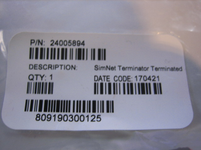 SIMRAD SIMNET TERMINATOR - 24005894 ~ NEW OLD STOCK - Max Marine ...