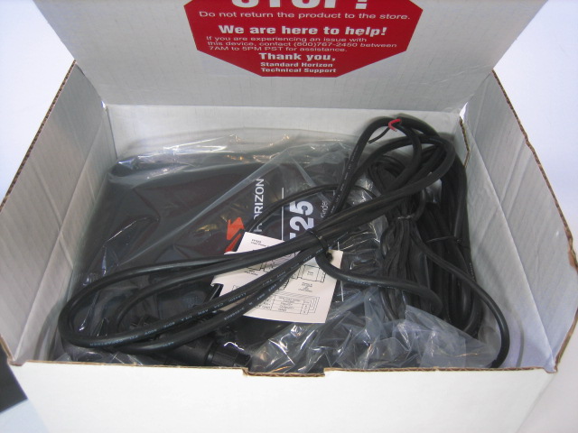 Standard Horizon FF525 50/200kHz Black Box Fish Finder - New - Max ...