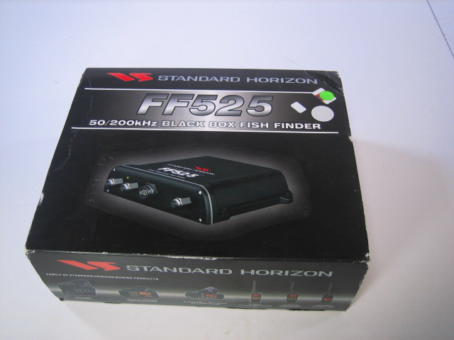 Standard Horizon FF525 50/200kHz Black Box Fish Finder - New - Max ...