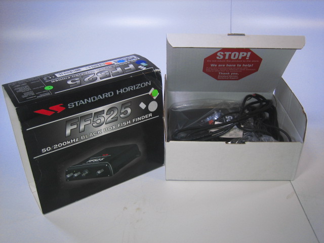 Standard Horizon FF525 50/200kHz Black Box Fish Finder - New - Max ...