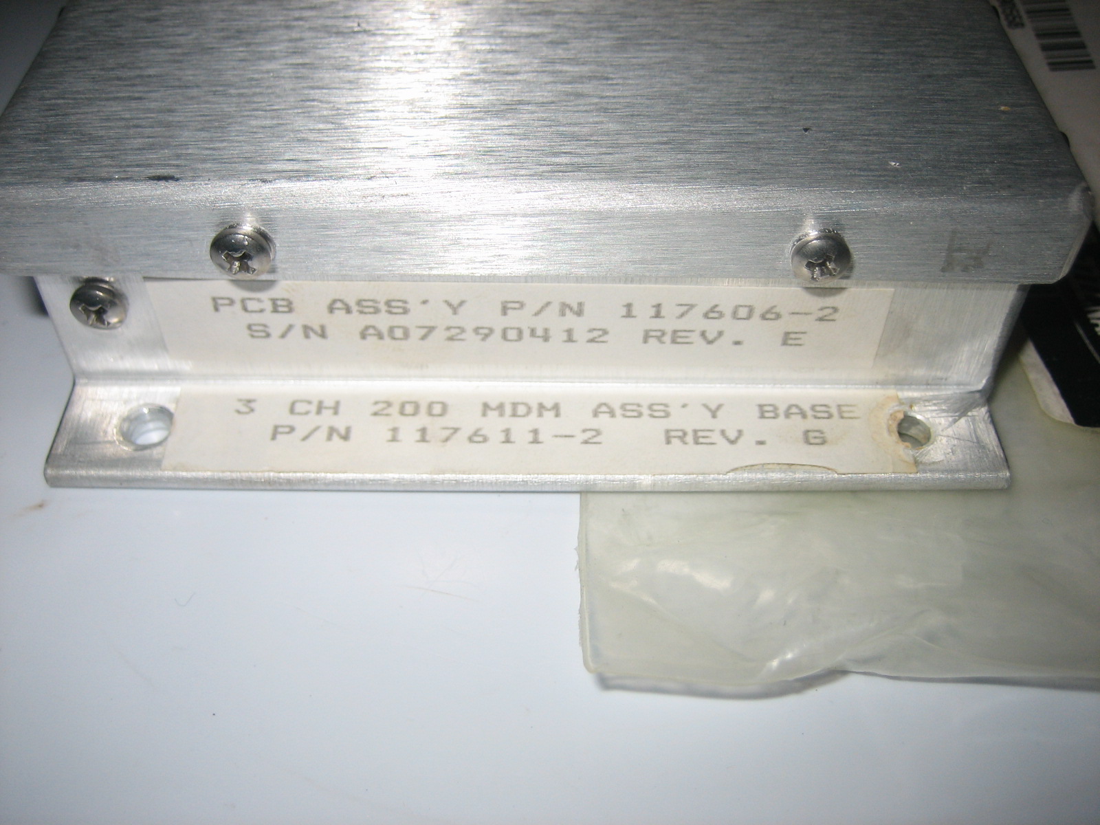 Sea Tel Cobham VSAT Modem Assembly MUX 3 Channel 50 Ohm 117606-2 117611 ...