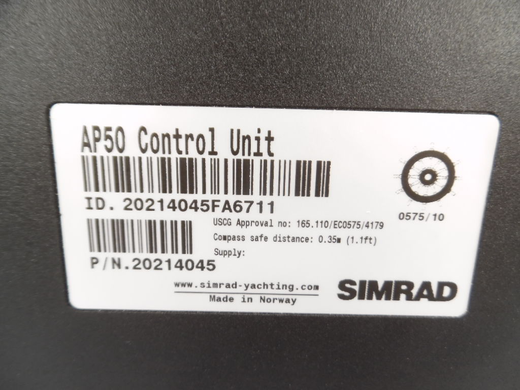 Simrad AP50 Control Head for J50 Autopilot System - TESTED - 90 DAY ...