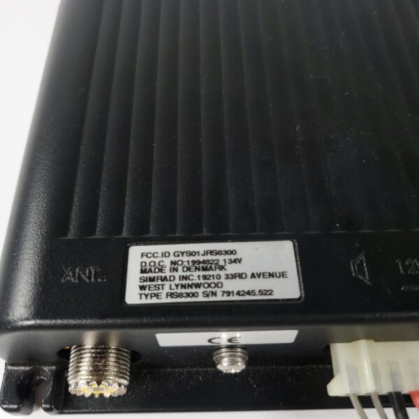 Simrad Shipmate RS8300 Marine VHF Handset w/ Dash Connector Cradle ...