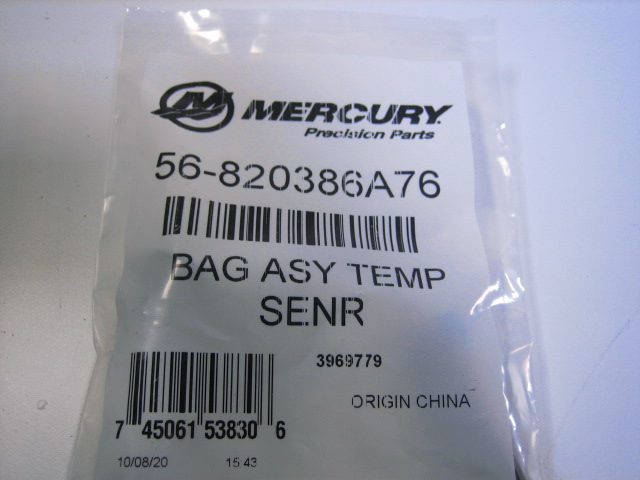 Mercury Boat Temp Sensor PN:56-820386A76 New - Free Shipping - Max ...