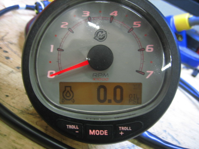 Mercury Smartcraft Marine PN:8M6002293 Boat Tachometer Gauge ~ Free ...
