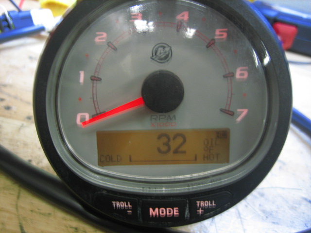 Mercury Smartcraft Marine PN:8M6002293 Boat Tachometer Gauge - Free ...