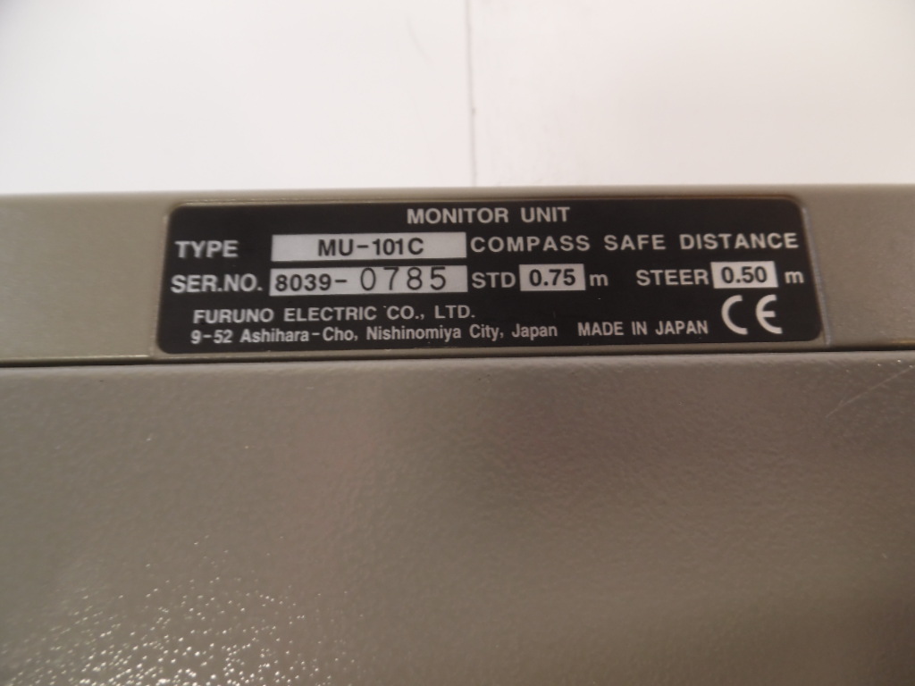 Furuno 10.4" MU-101c Color Marine Monitor - FCV1200 - OK Condition ...