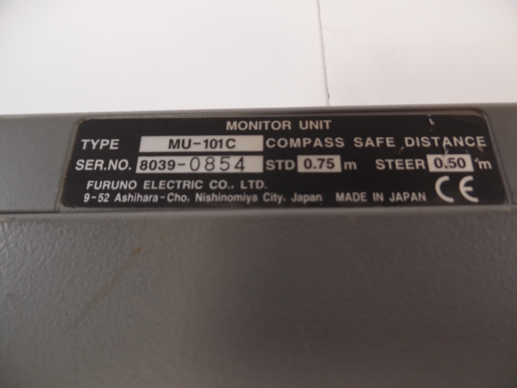 Furuno 10" MU-101c Color Marine Monitor only for FCV1200/M - OK ...