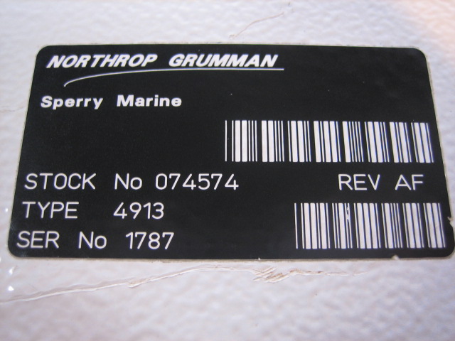 Northrop Grumman/Sperry Marine NAVIGAT2100 Gyrocompass~Free Shipping - Max Marine Electronics