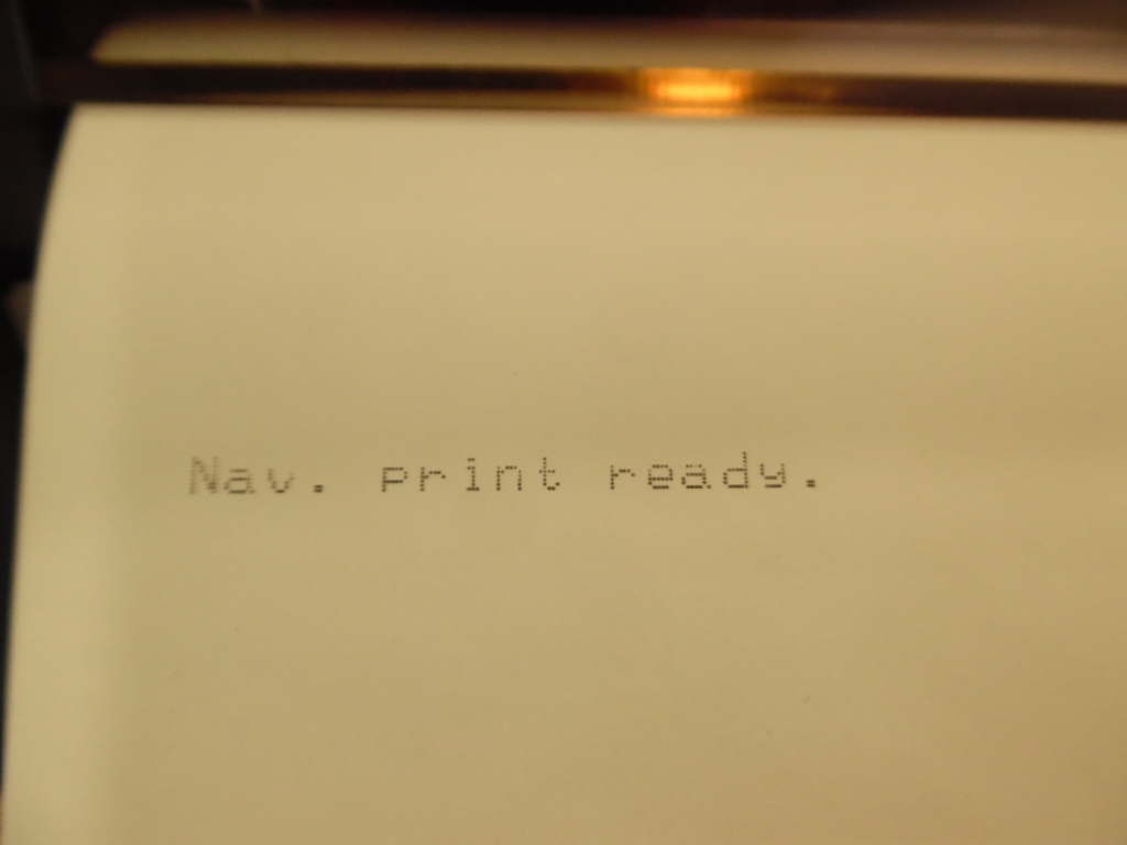 Furuno - NX-500 Navtex Receiver W/ Integral Printer - Power ON Test ...