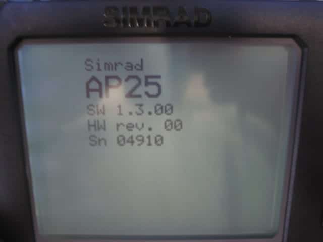 Simrad AP25 Autopilot Control Head ~ 2208781-New LCD-Excel. Condition ...