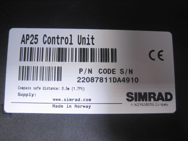 Simrad AP25 Autopilot Control Head ~ 2208781-New LCD-Excel. Condition ...